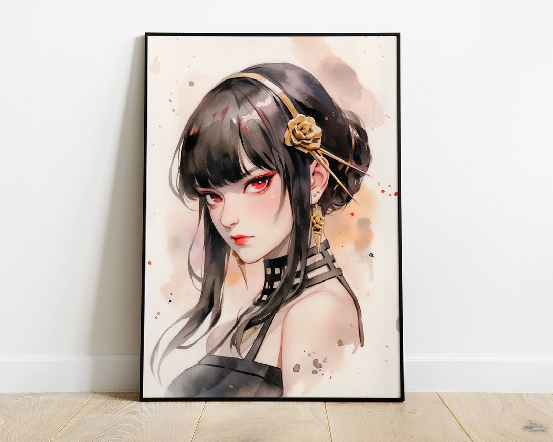 Portrait Yor Forger Art Print Anime - Etsy
