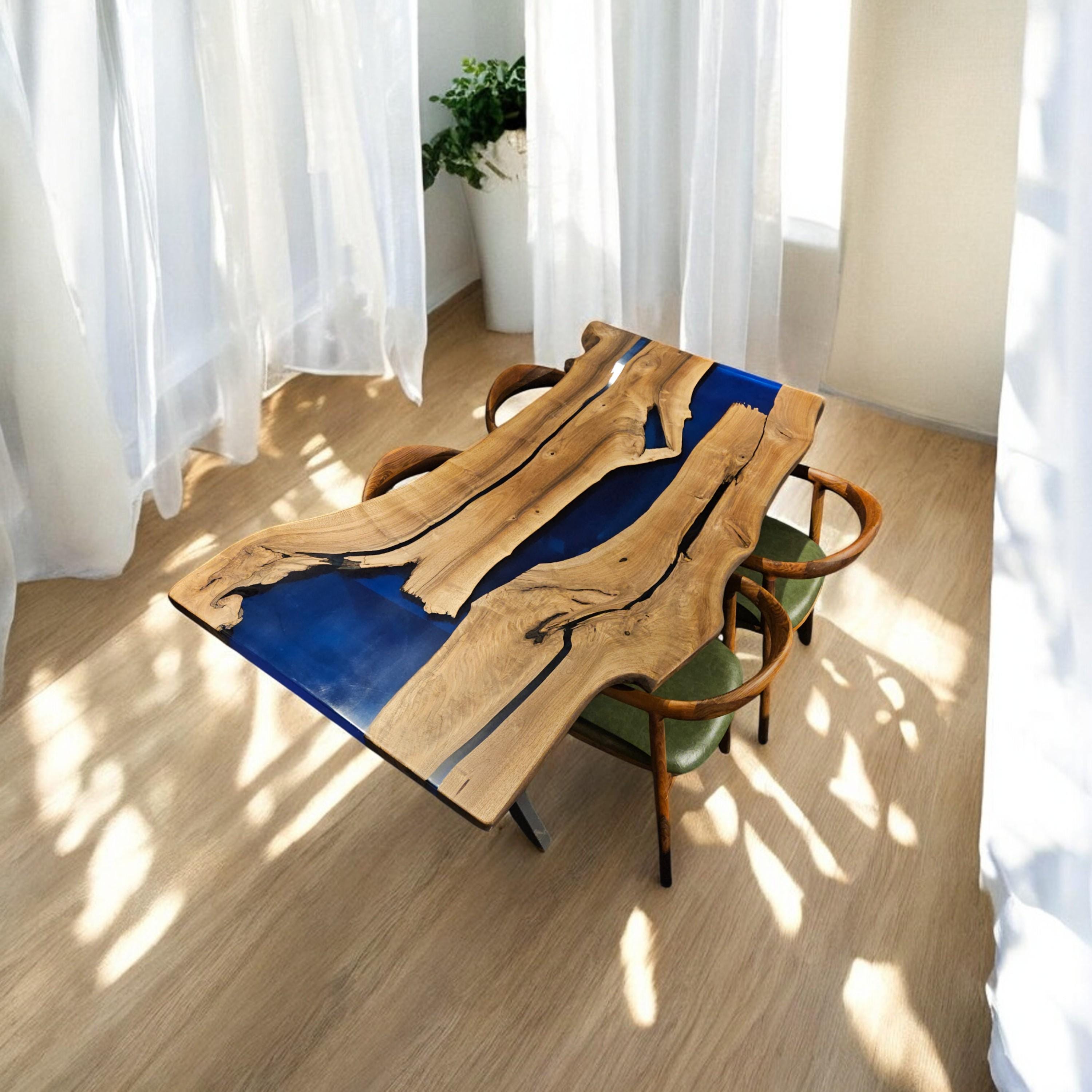 Custom Epoxy Dining Room Table, Custom Dine Table, Epoxy Table ...