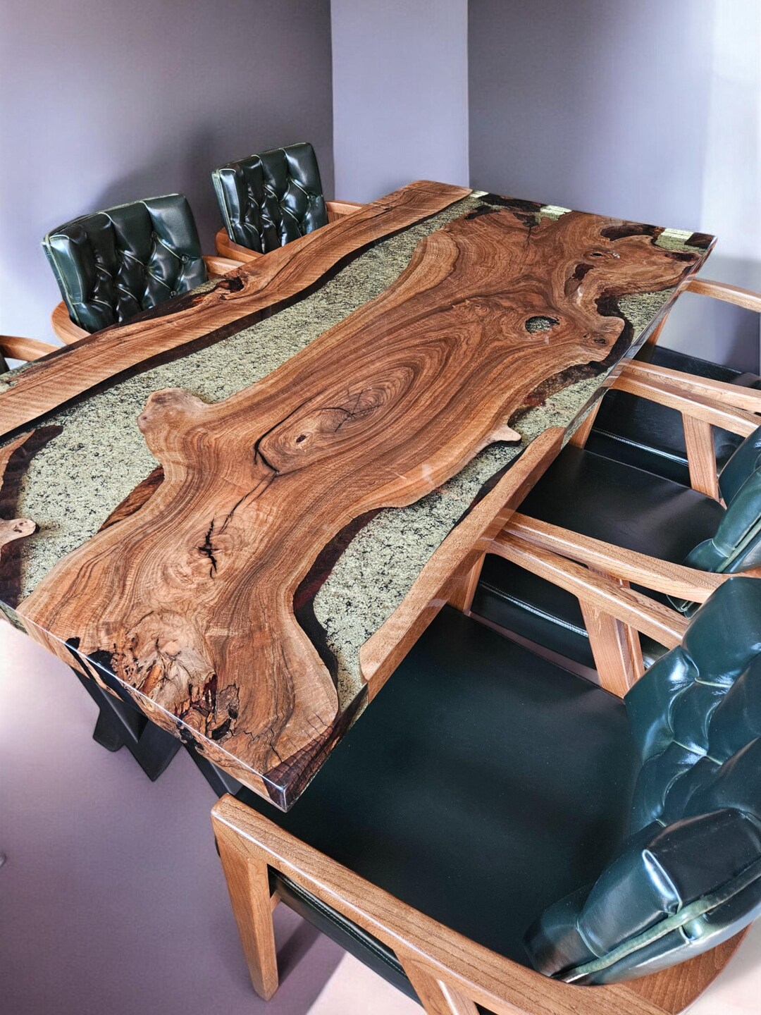 Custom Epoxy Dining Room Table, Custom Dine Table, Epoxy Table ...