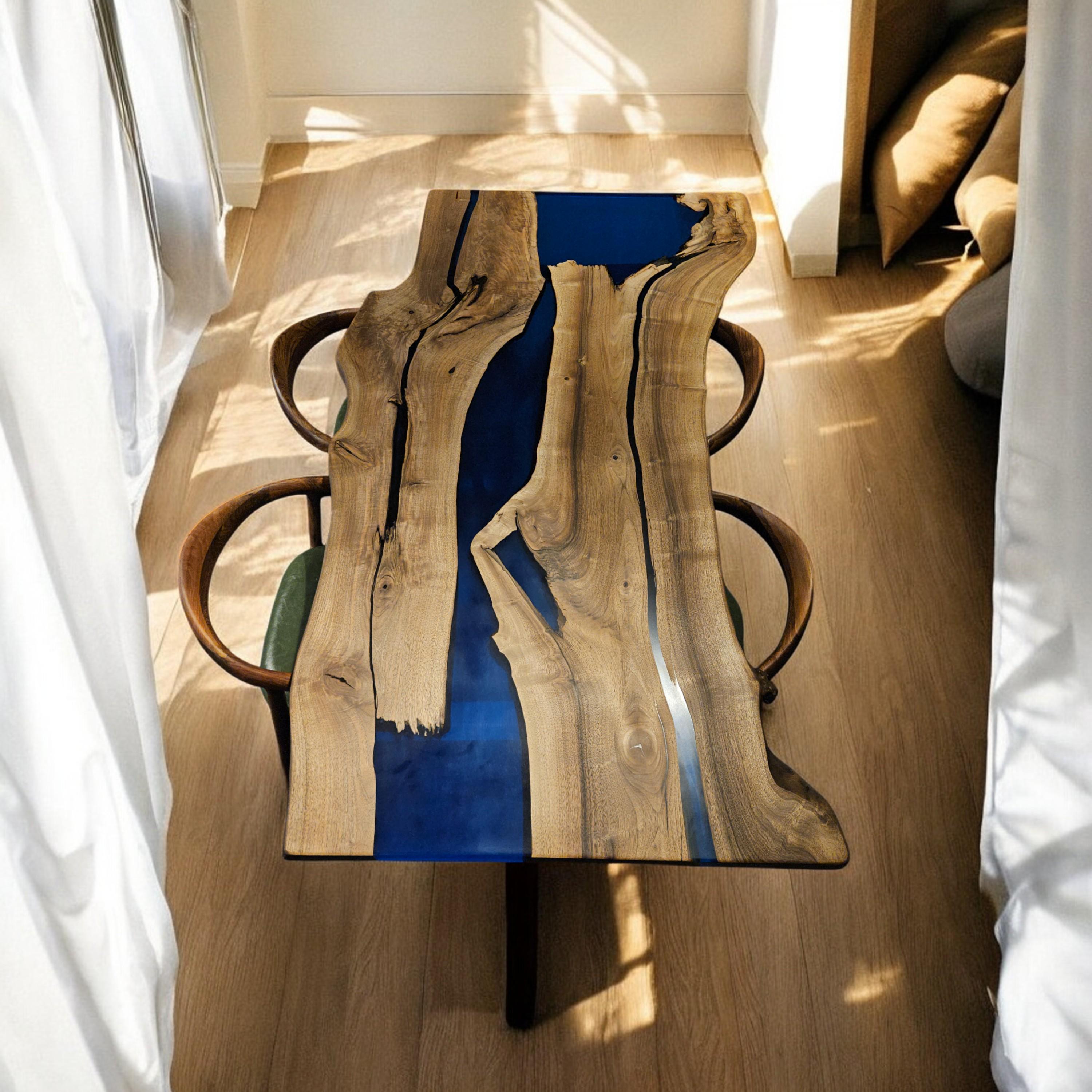 Custom Epoxy Dining Room Table, Custom Dine Table, Epoxy Table ...