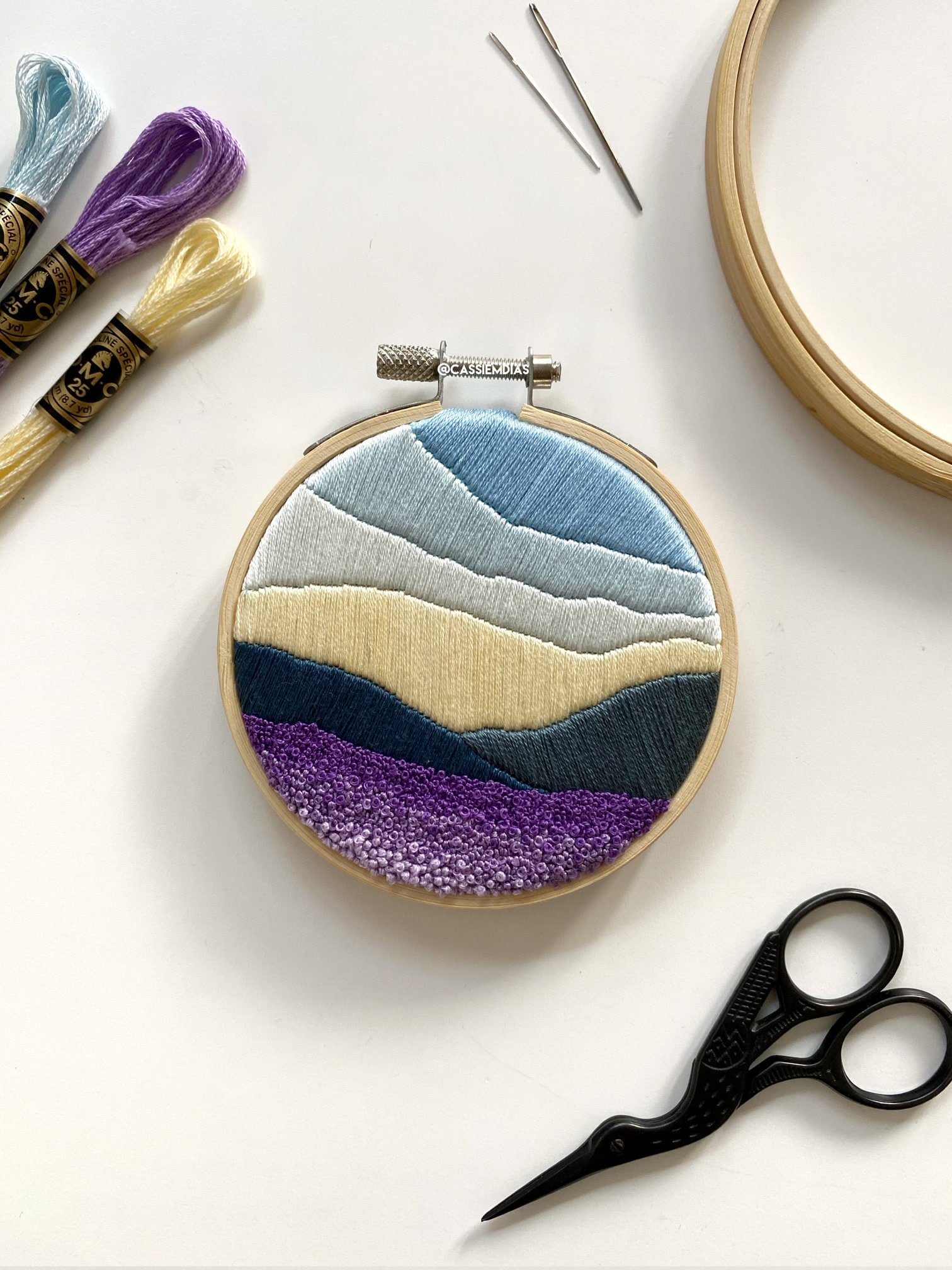 Pattern No. 2 - Satin Stitch & French Knot (digital PDF Pattern) - Etsy