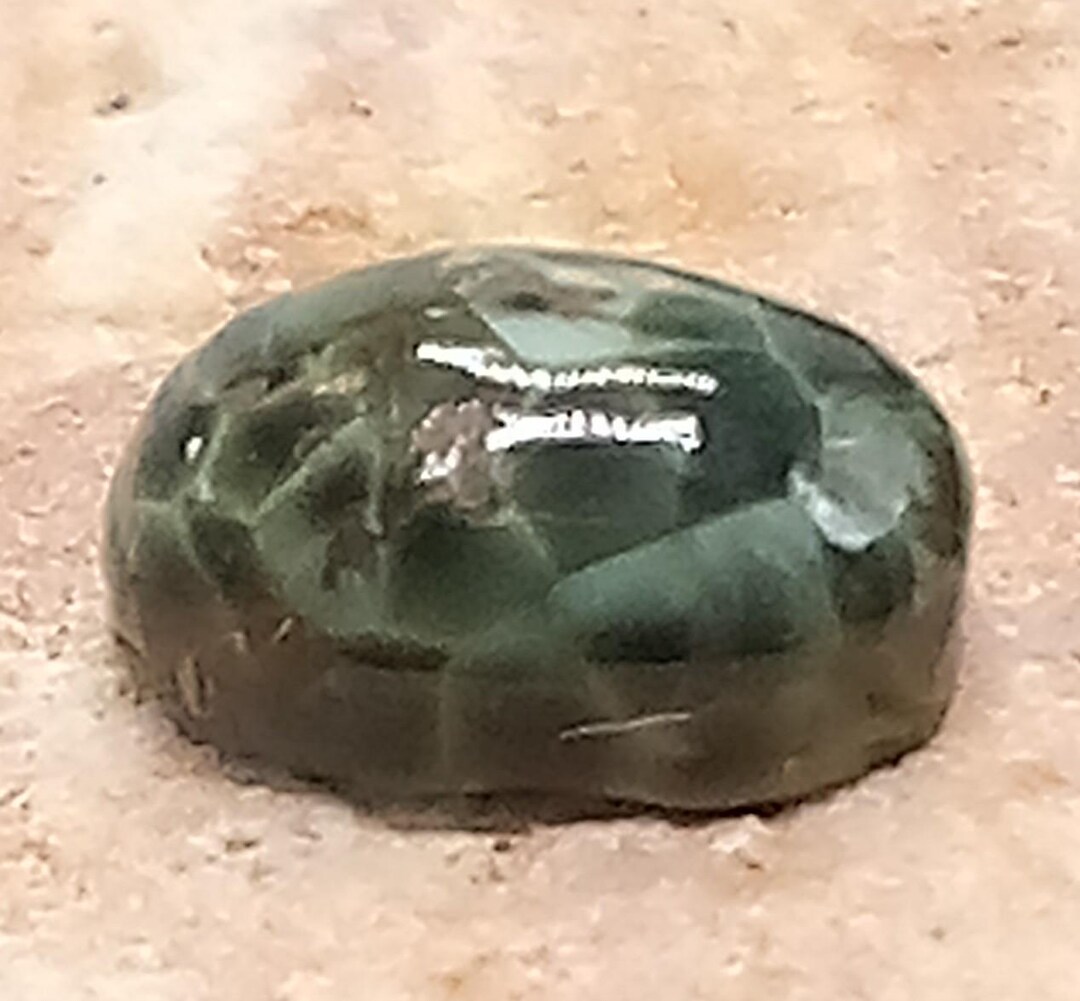 Finished Oval Cab 5mm X 7mm, "isle Royale" Lake Superior Greenstone ...