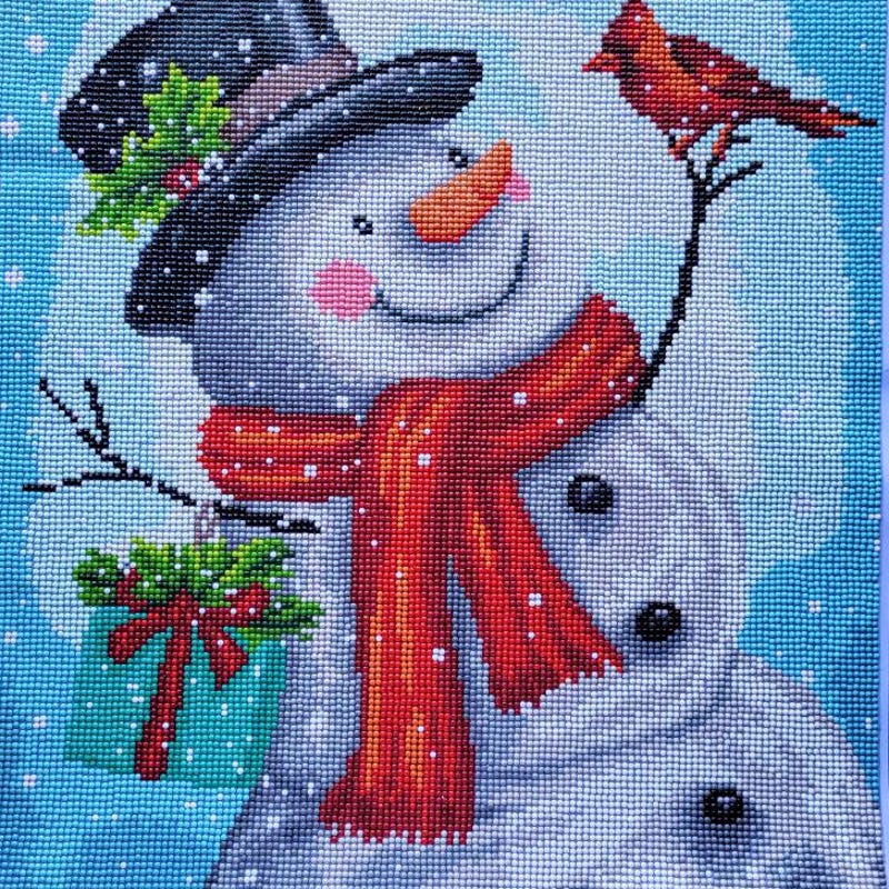 Diamond Painting Snowman - Etsy