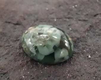 Finished Oval Cab 6mm X 7mm, "isle Royale" Lake Superior Greenstone ...