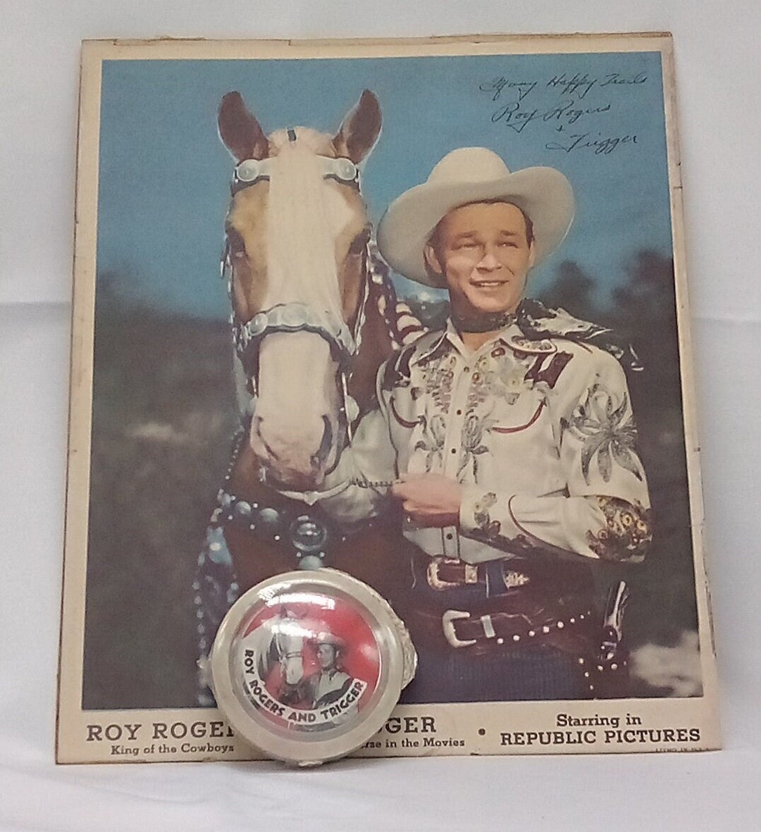 RARE Roy Rogers King Round up Yoyo With Contest Details on Back ...