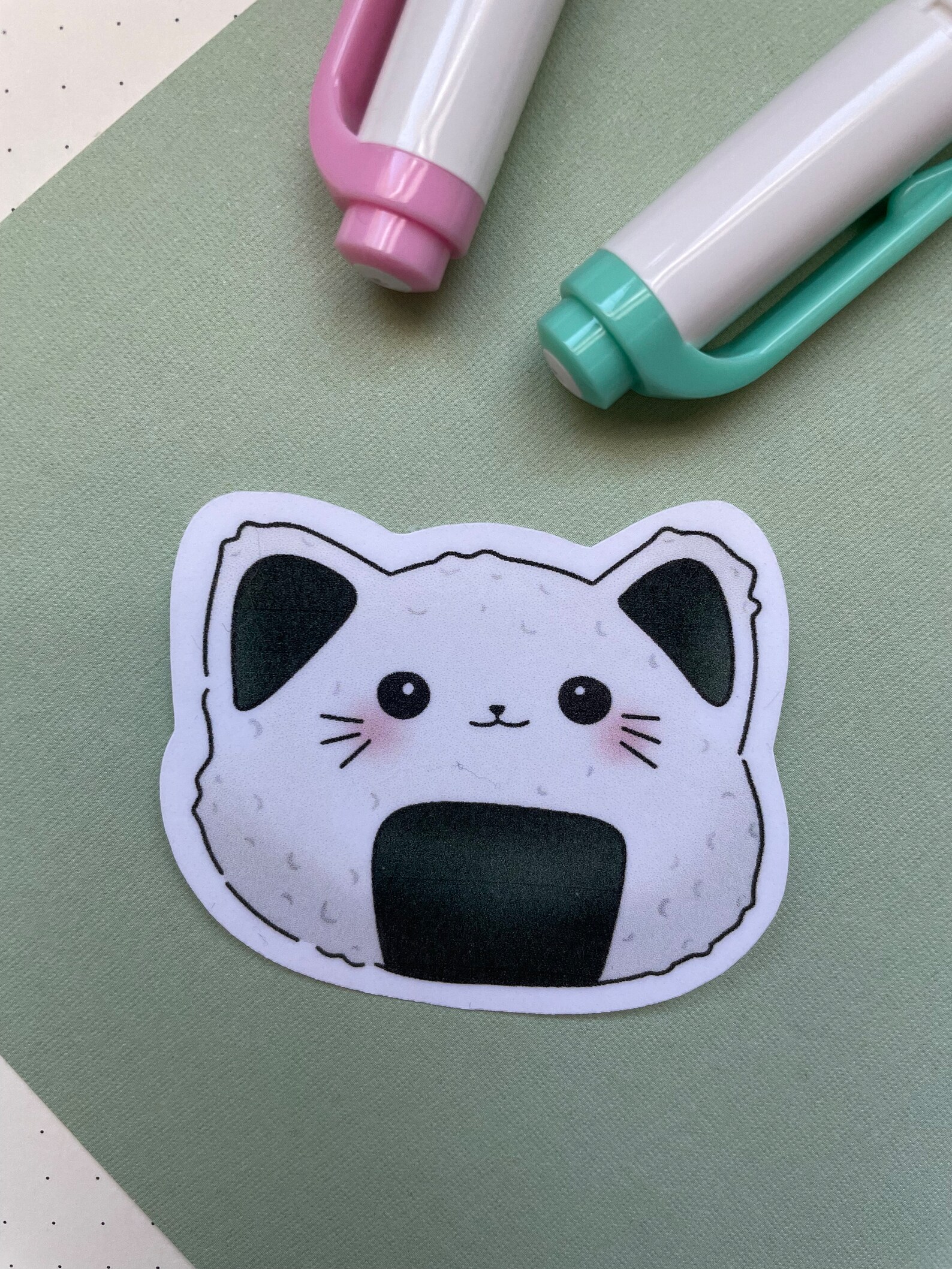 Cute Hanami Snacks Sticker Set | Cat Stickers | Food Stickers | Animal ...