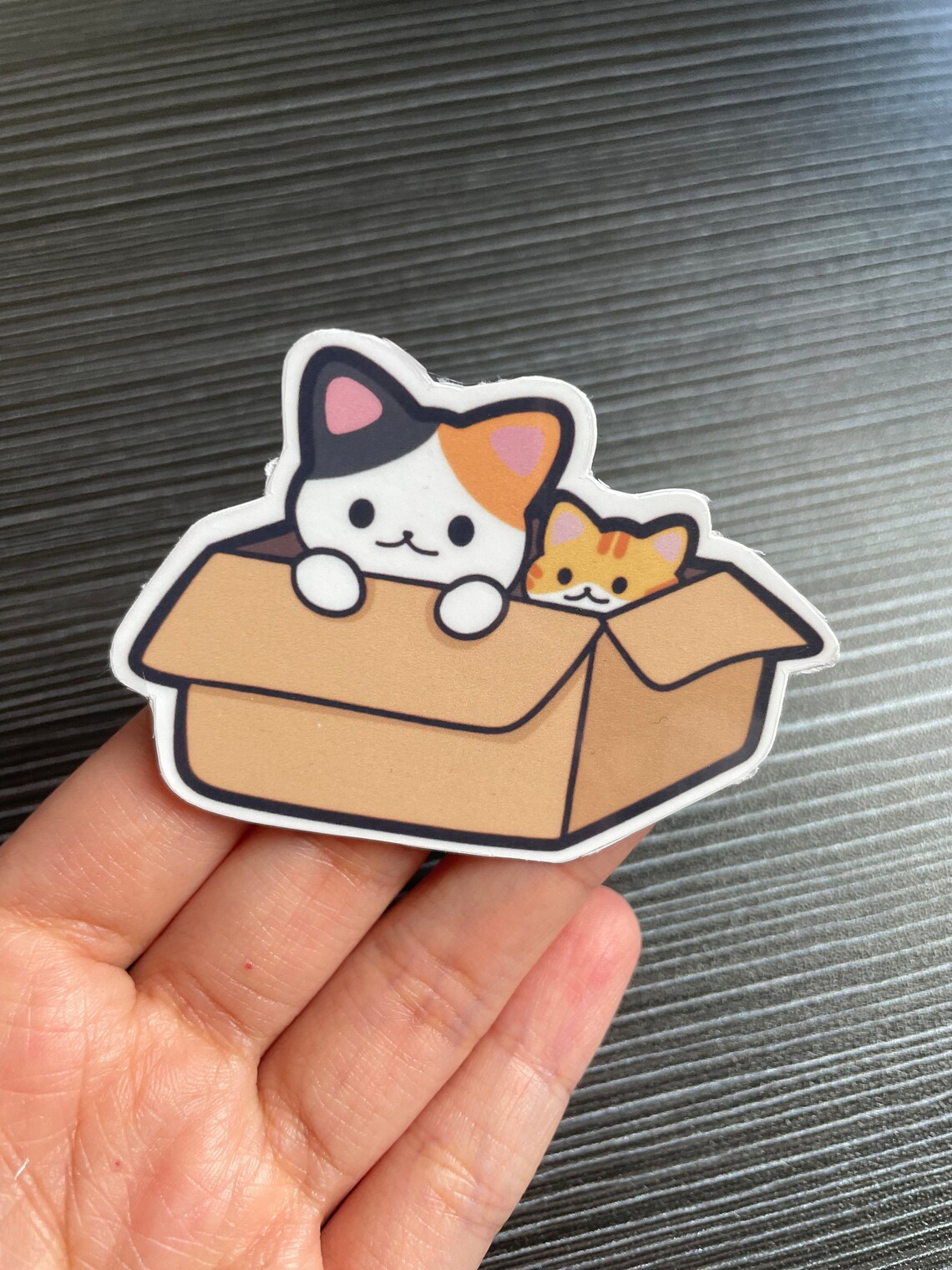 Cute Box (ameowzon) Cat Stickers | Animal Stickers | Waterproof Vinyl ...