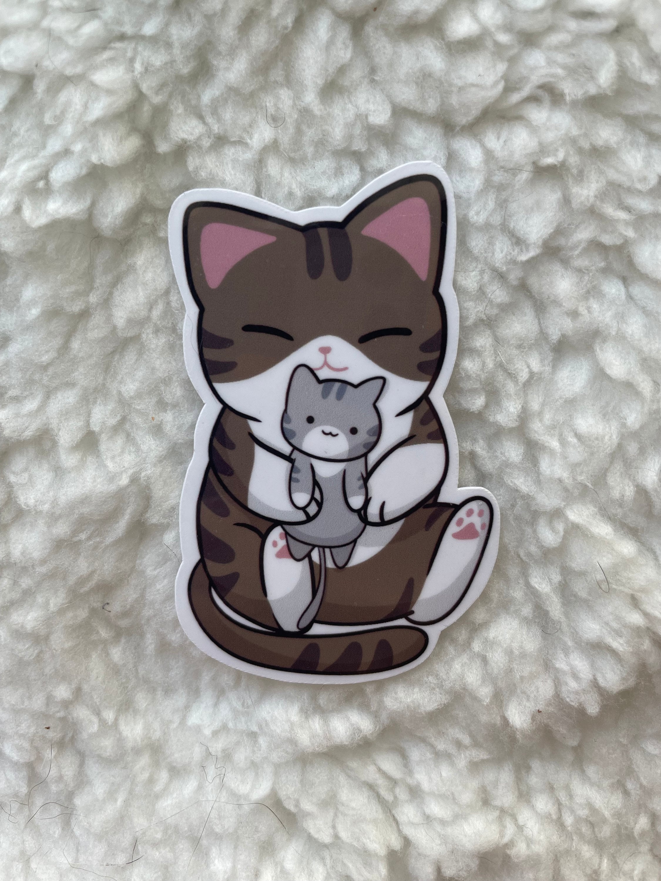 Plushie Cats | Cat Sticker | Cute Sticker | Animal Sticker | Planner ...