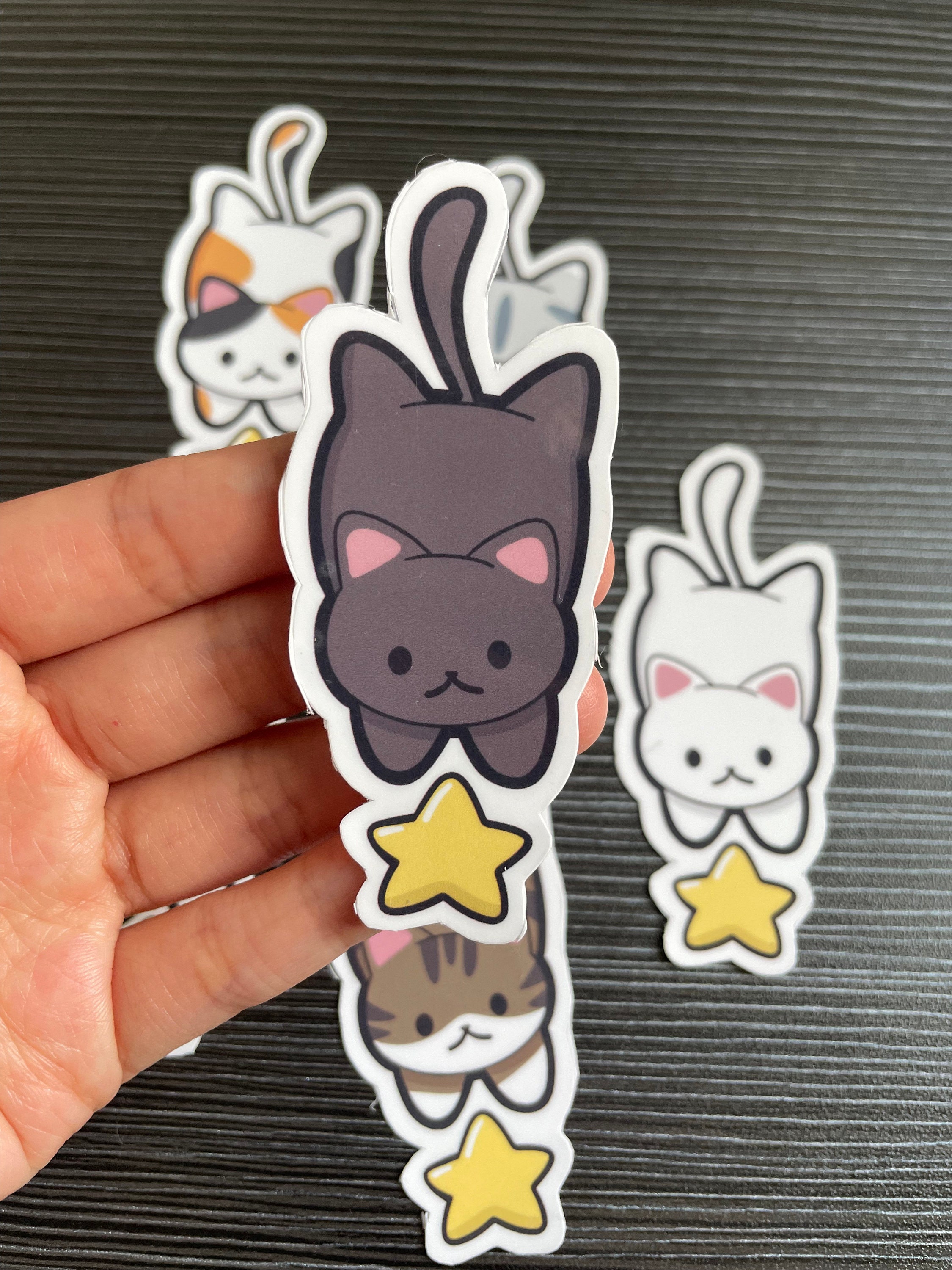 Cute Star Cat Sticker | Cat Sticker | Cute Animal Sticker | Waterproof ...
