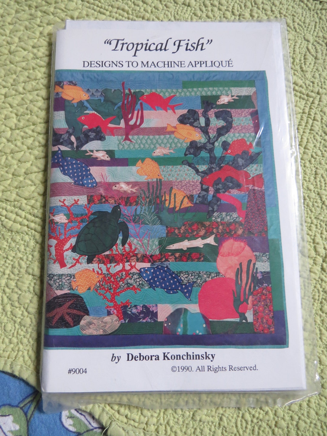 Tropical Fish Designs to Machine Applique by Debora Konchinsky - Etsy