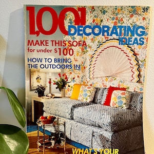 Vintage 1,001 Decorating Ideas Magazines From the 1970's - 12 Issues ...