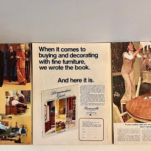 Vintage 1,001 Decorating Ideas Magazines From the 1970's - 12 Issues ...
