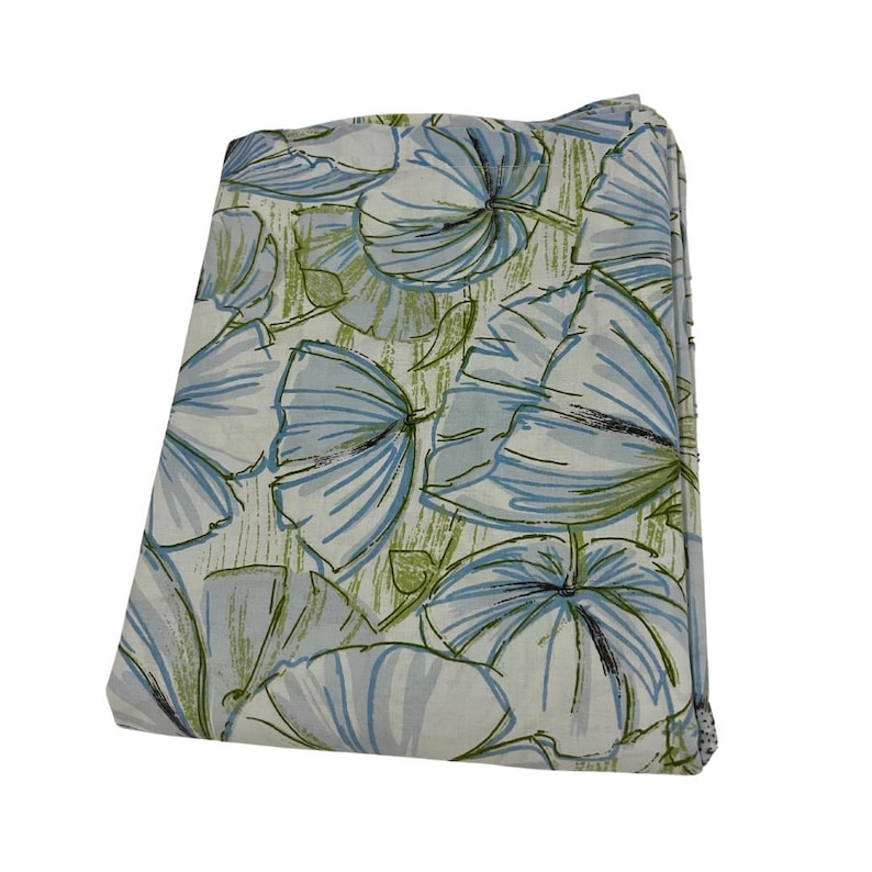 MCM Flower Power Twin Flat Sheet Permanent Press Percale Made in USA - Etsy