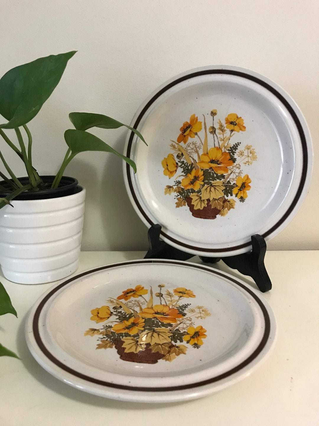 Vintage Baycrest Stoneware Side Plates - Replacement Side Plates ...