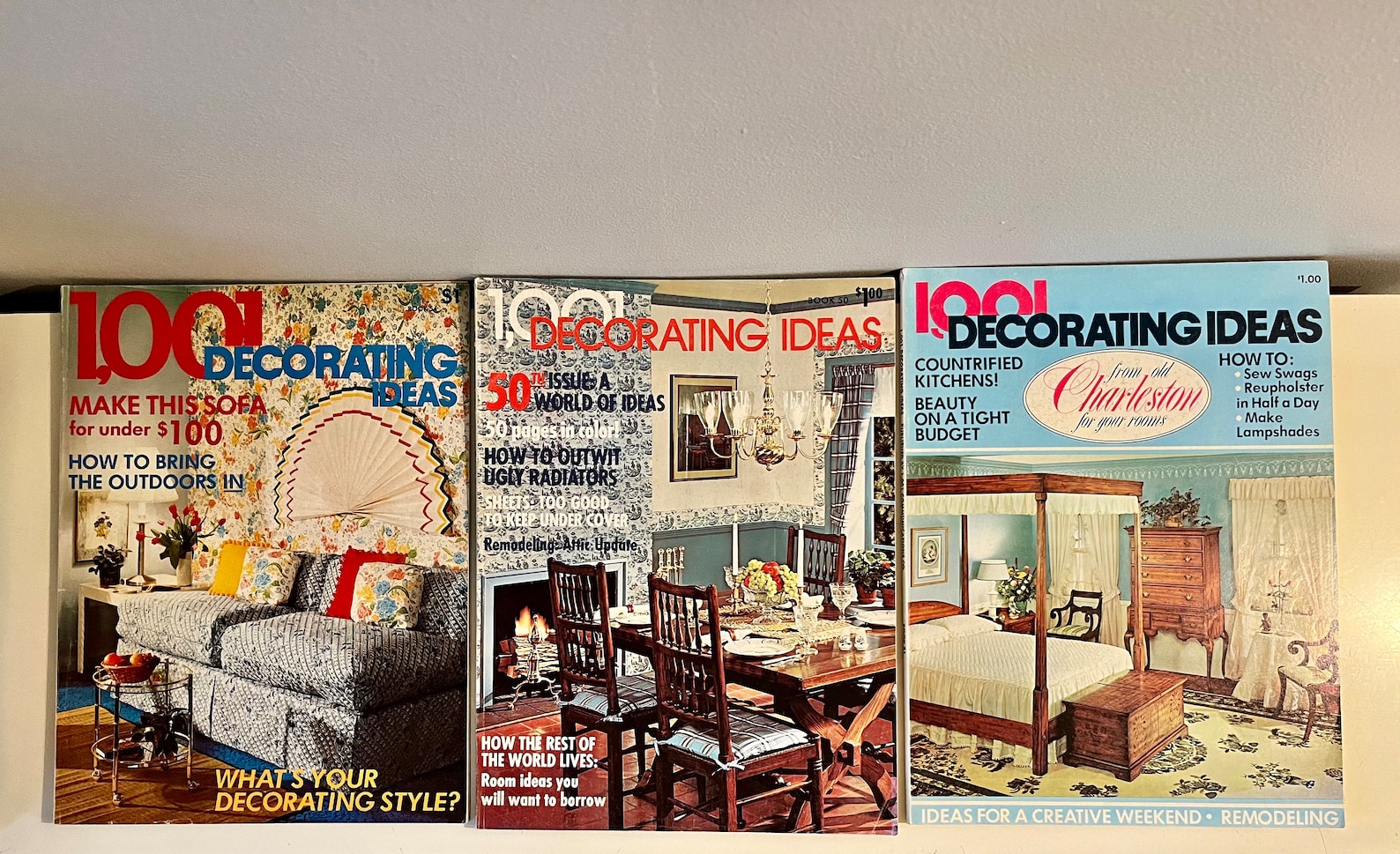 Vintage 1,001 Decorating Ideas Magazines From the 1970's 12 Issues ...