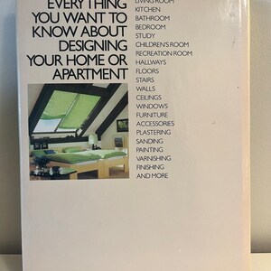 1976 Vintage the Complete Book of Decorating an Illustrated Guide to ...