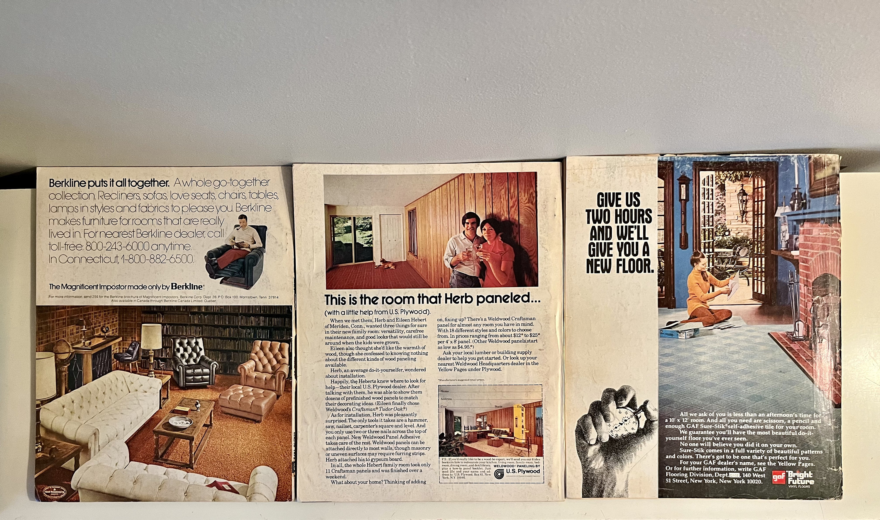 Vintage 1,001 Decorating Ideas Magazines From the 1970's 12 Issues ...