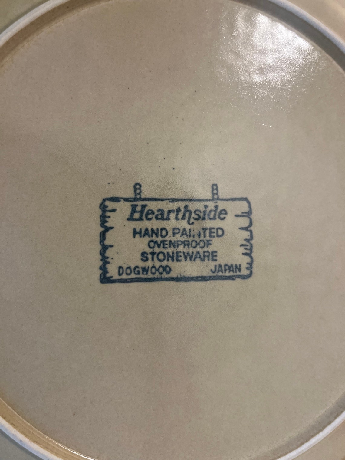 Vintage Hearthside Hand-painted Stoneware Dinner Plates - Replacement ...