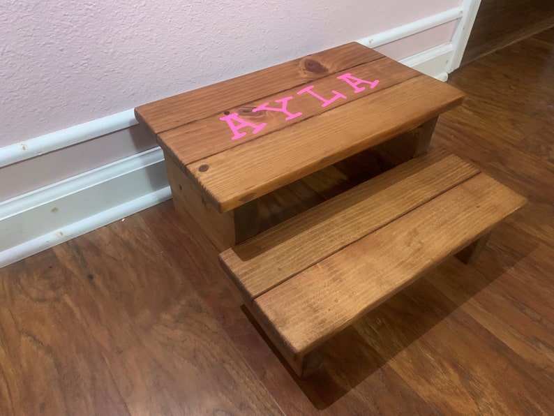 Personalized Child Step Stool/child Bathroom Stool/child - Etsy