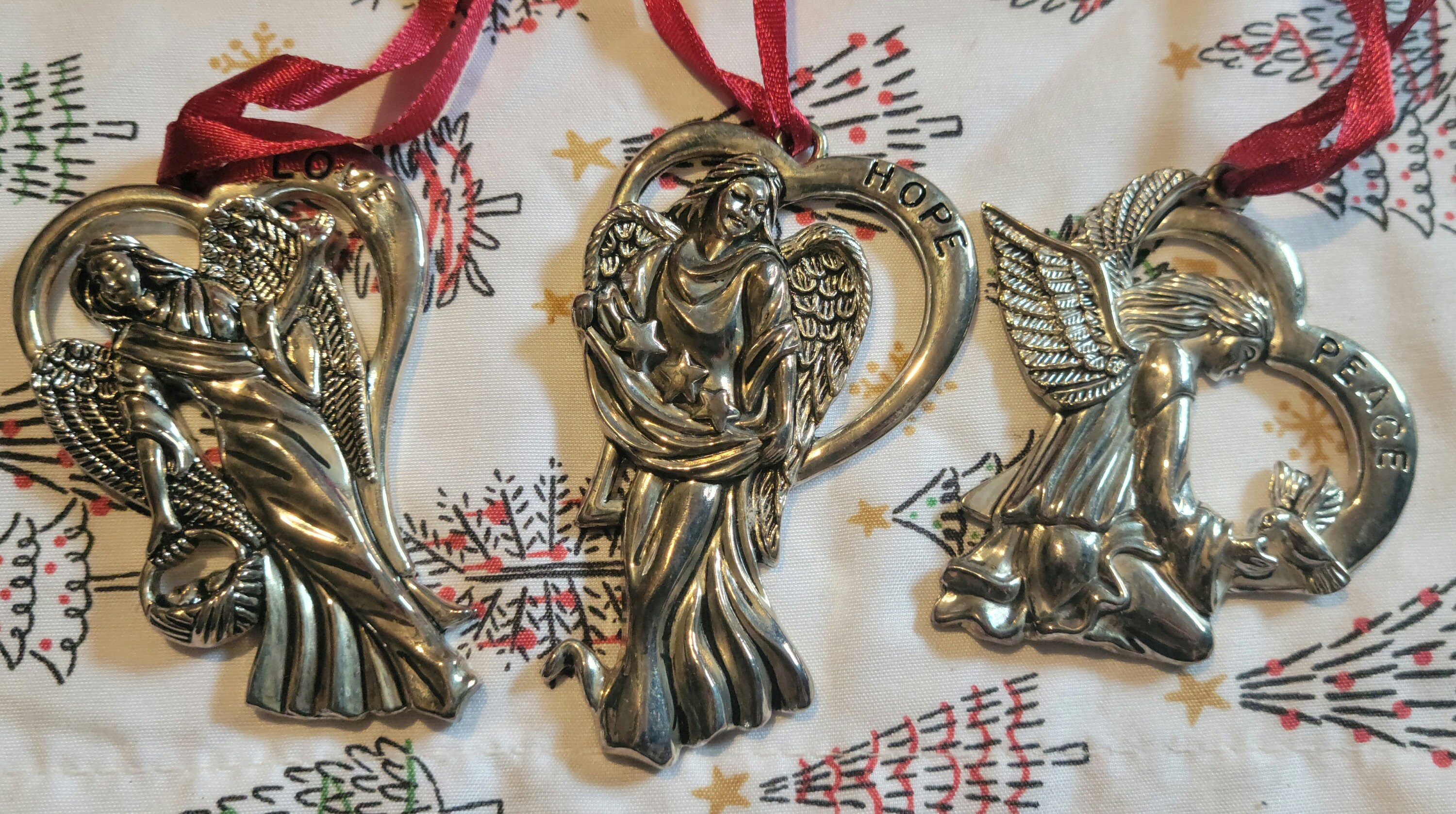 Gorham Silver-plated Ornaments Angel Set of 3 Hallmark - Etsy