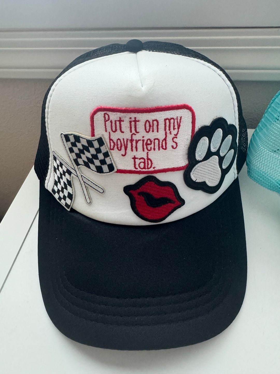 Put It on My Boyfriend's Tab Patch - Embroidery Design, Machine ...