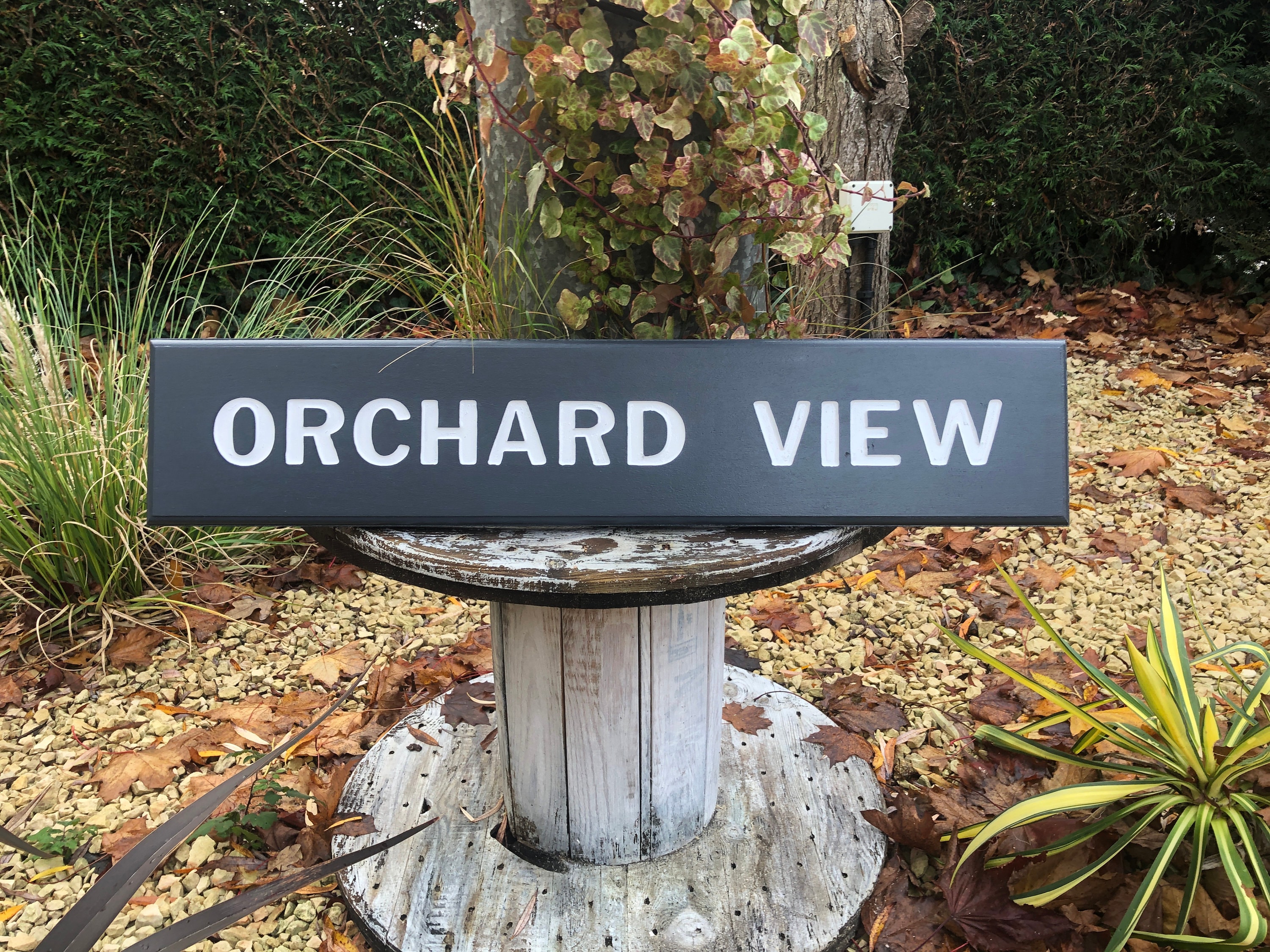 Hand Carved WOODEN HOUSE NAMEPLATES and Numbers - Etsy