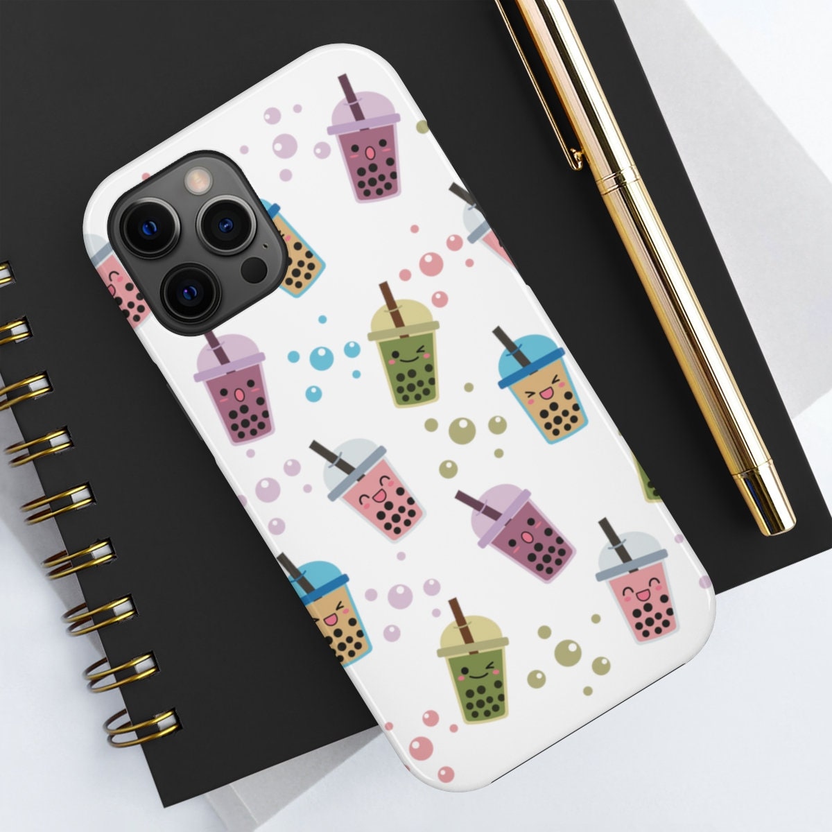 Kawaii Bobba Bubble Tea Boba Milk Tea Phone Case for Iphone 6 - Etsy ...
