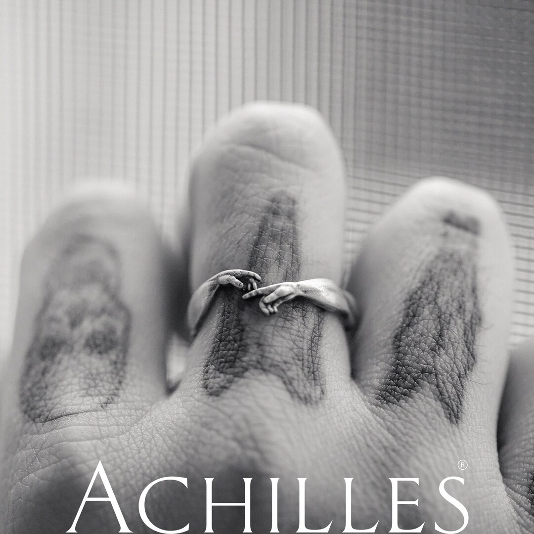 Hand of God Giving Life to Adam Ring Creation of Adam Hand Ring ...