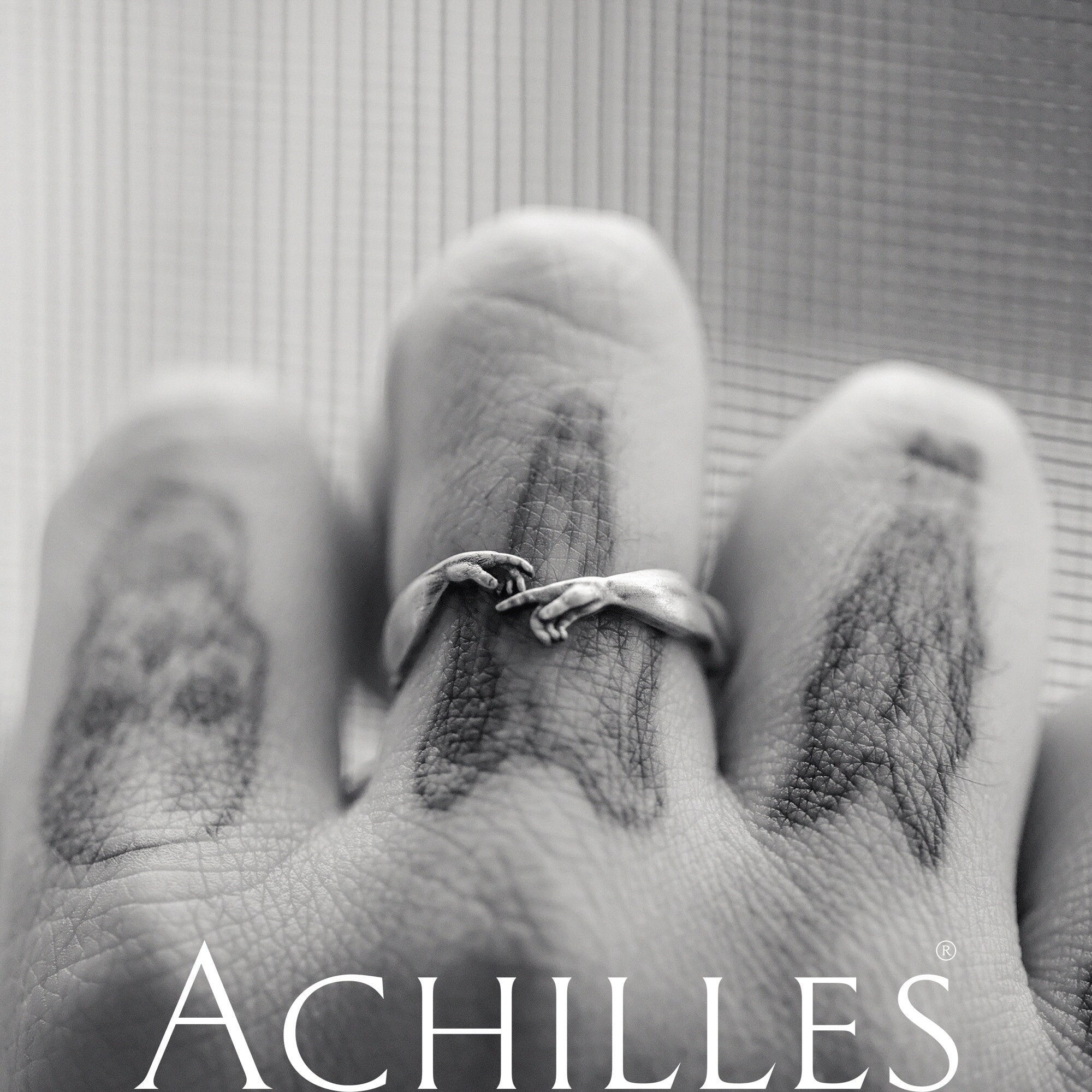 Hand of God Giving Life to Adam Ring Creation of Adam Hand Ring ...