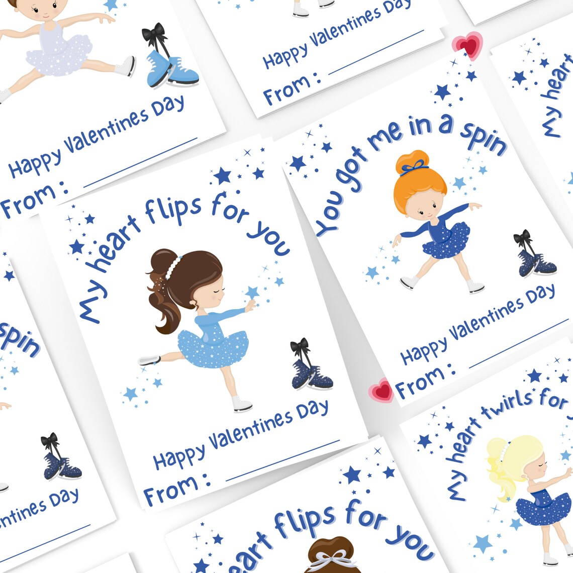 Printable Valentines Day Tags / Cards, Valentines Cards for School ...