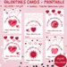 Printable Valentines Day Gift Tags/cards for Kids. Valentines Cards for ...