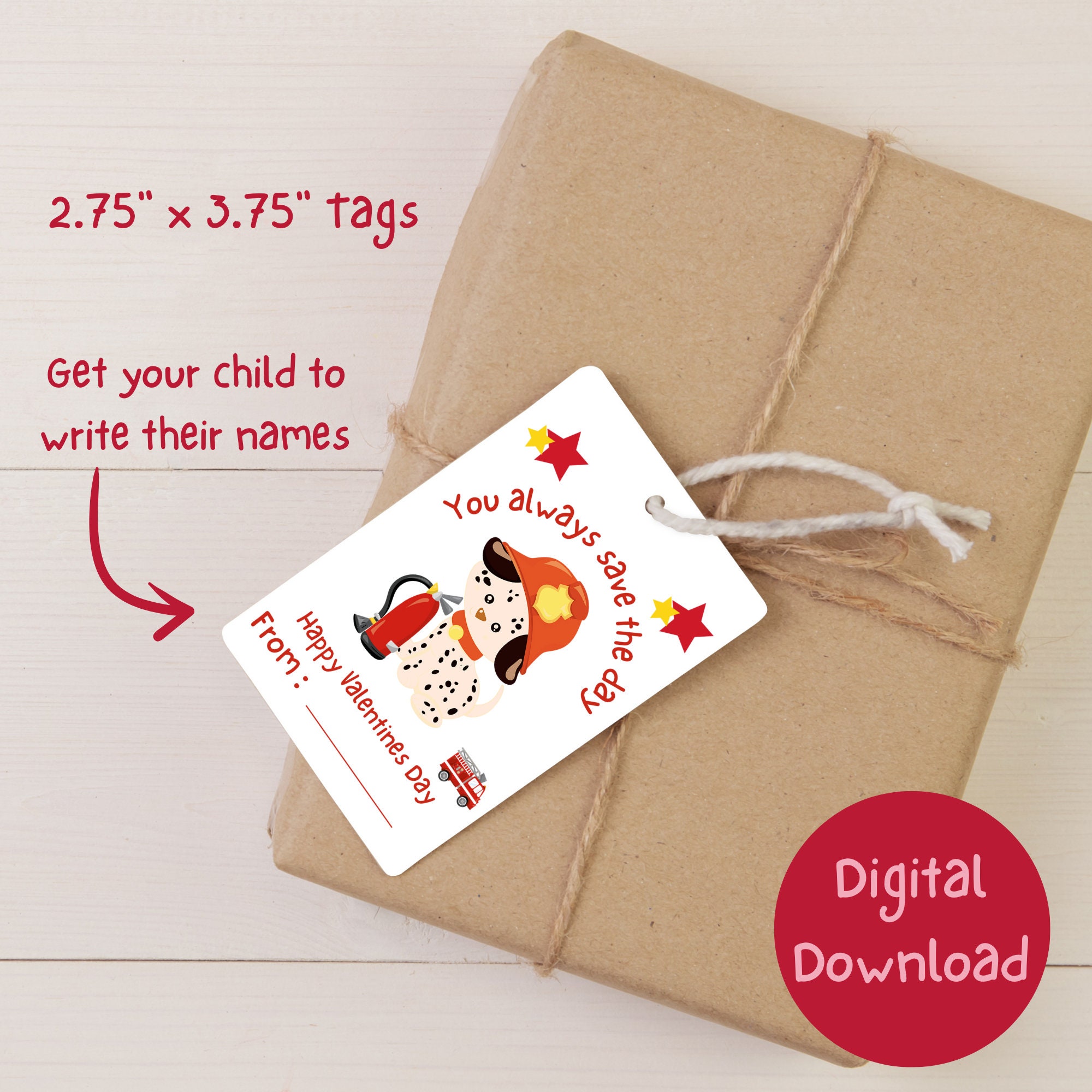 Printable Valentines Day Tags / Cards, Valentines Cards for School ...