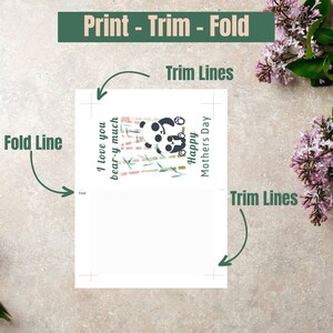 Printable Mother's Day Card, Instant Digital Download, Cute Happy ...