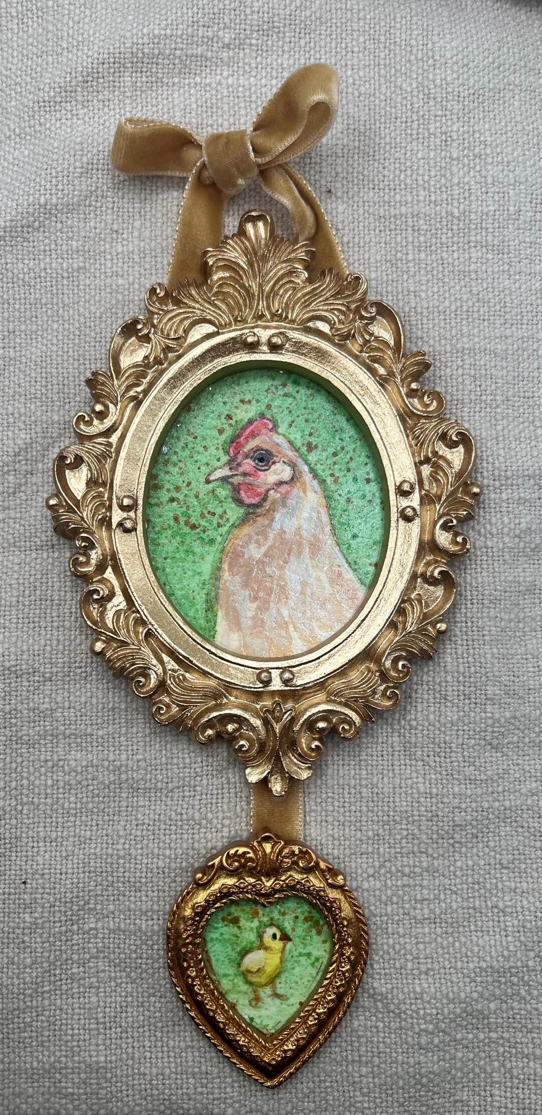 Rita and Responsibility, Puff. Miniature Watercolor Painting - Etsy