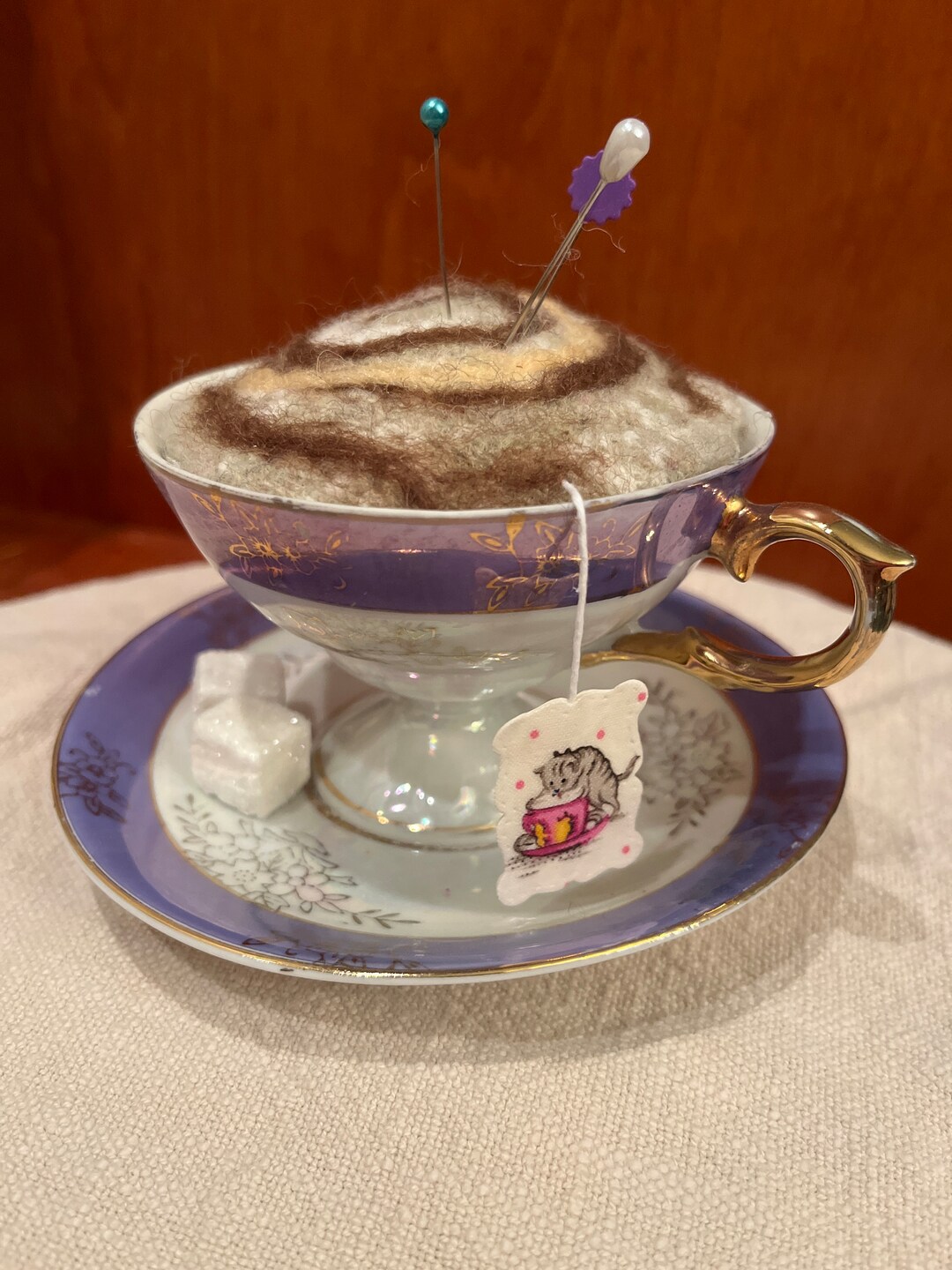 Teacup Pin Cushion - Etsy