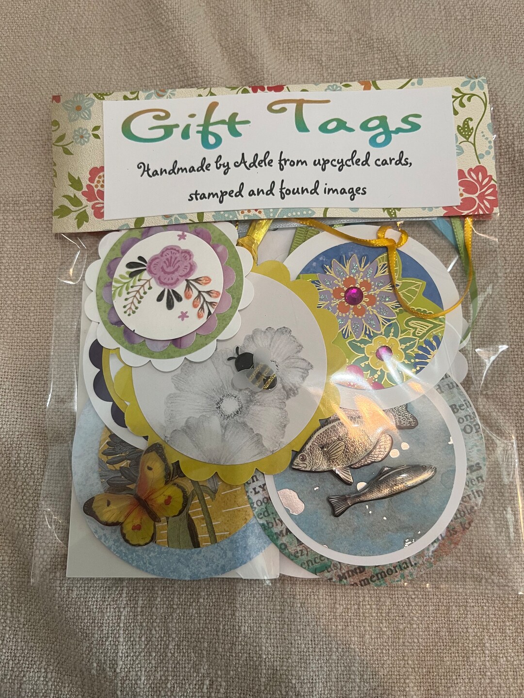Package of Upcycled Gift Tags - Etsy