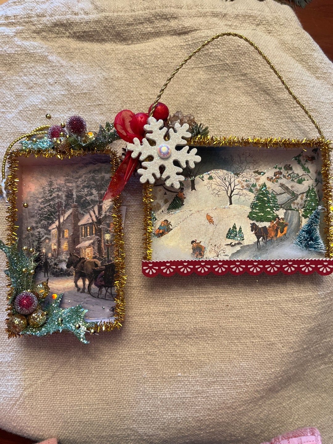 Diorama Christmas Ornament - Etsy