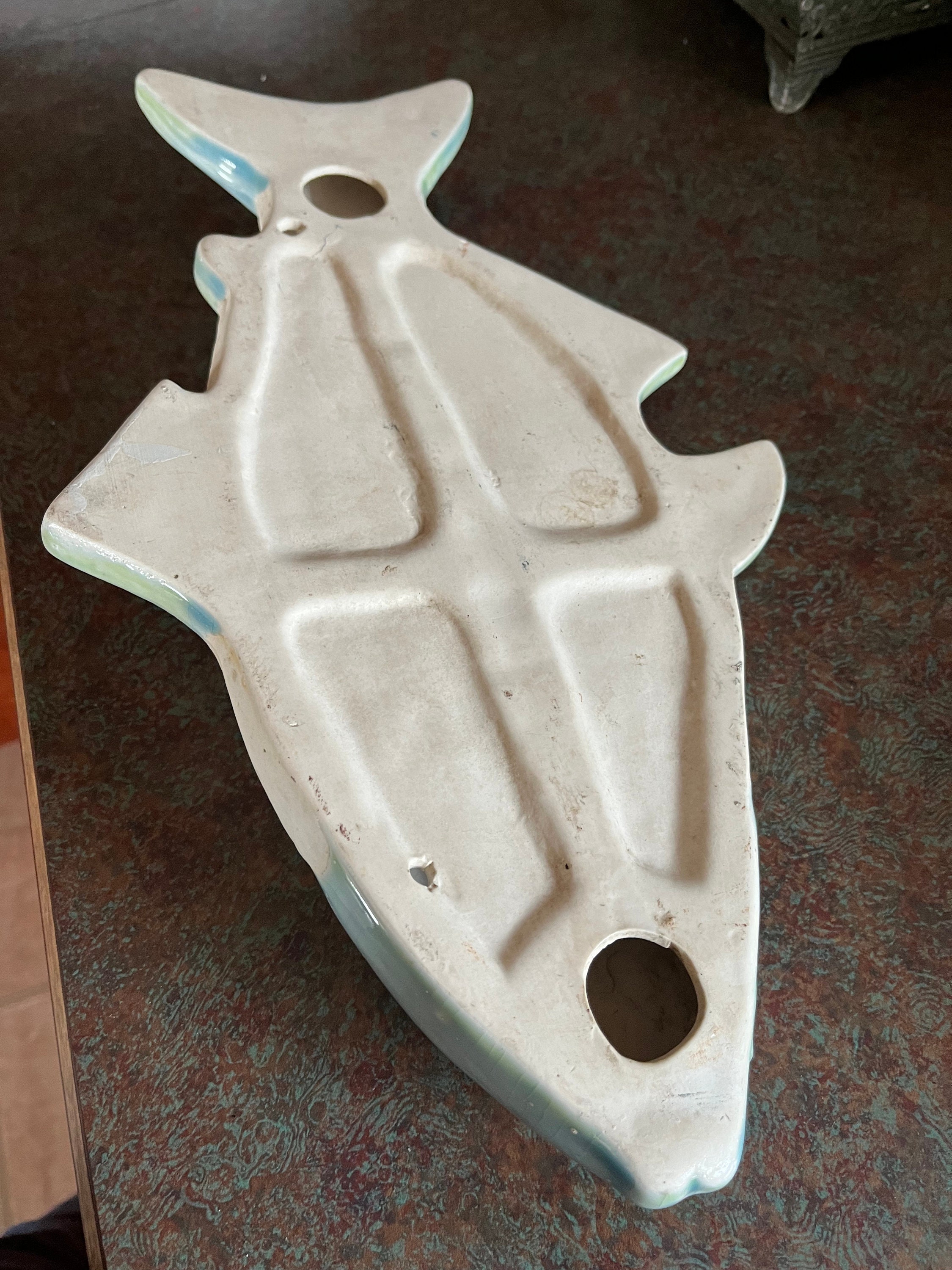 Vintage Ceramic Fish Wall Hanging - Etsy