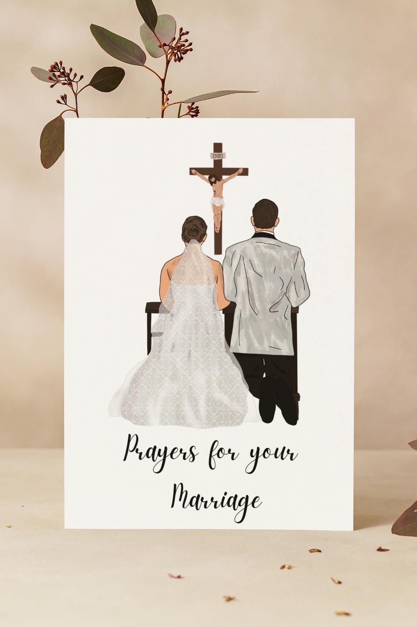 Catholic Wedding Card With St. Gianna Quote (PDF Printable) - Etsy