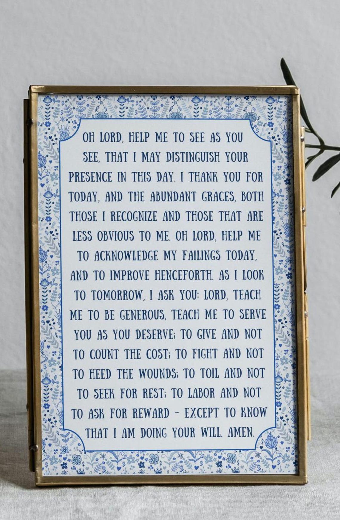 Traditional Catholic Daily Examen Prayer Card: Printable Wall Art ...