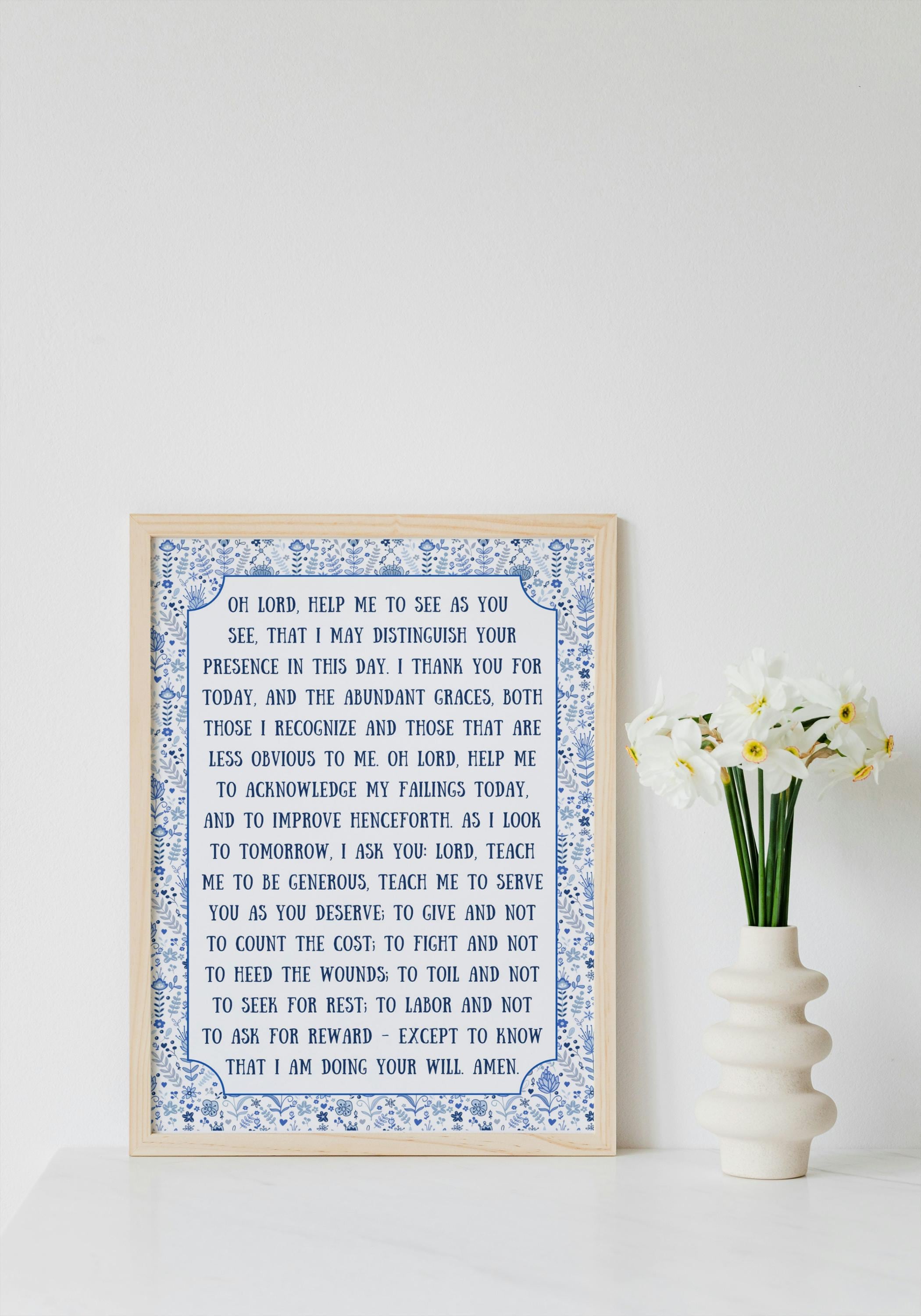 Traditional Catholic Daily Examen Prayer Card: Printable Wall Art ...