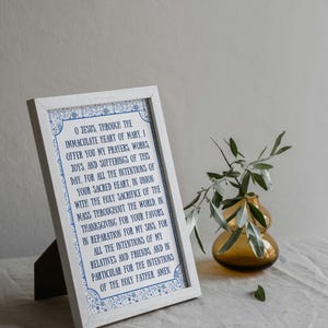 Catholic Morning Offering Prayer 8x10 Poster Print - Etsy