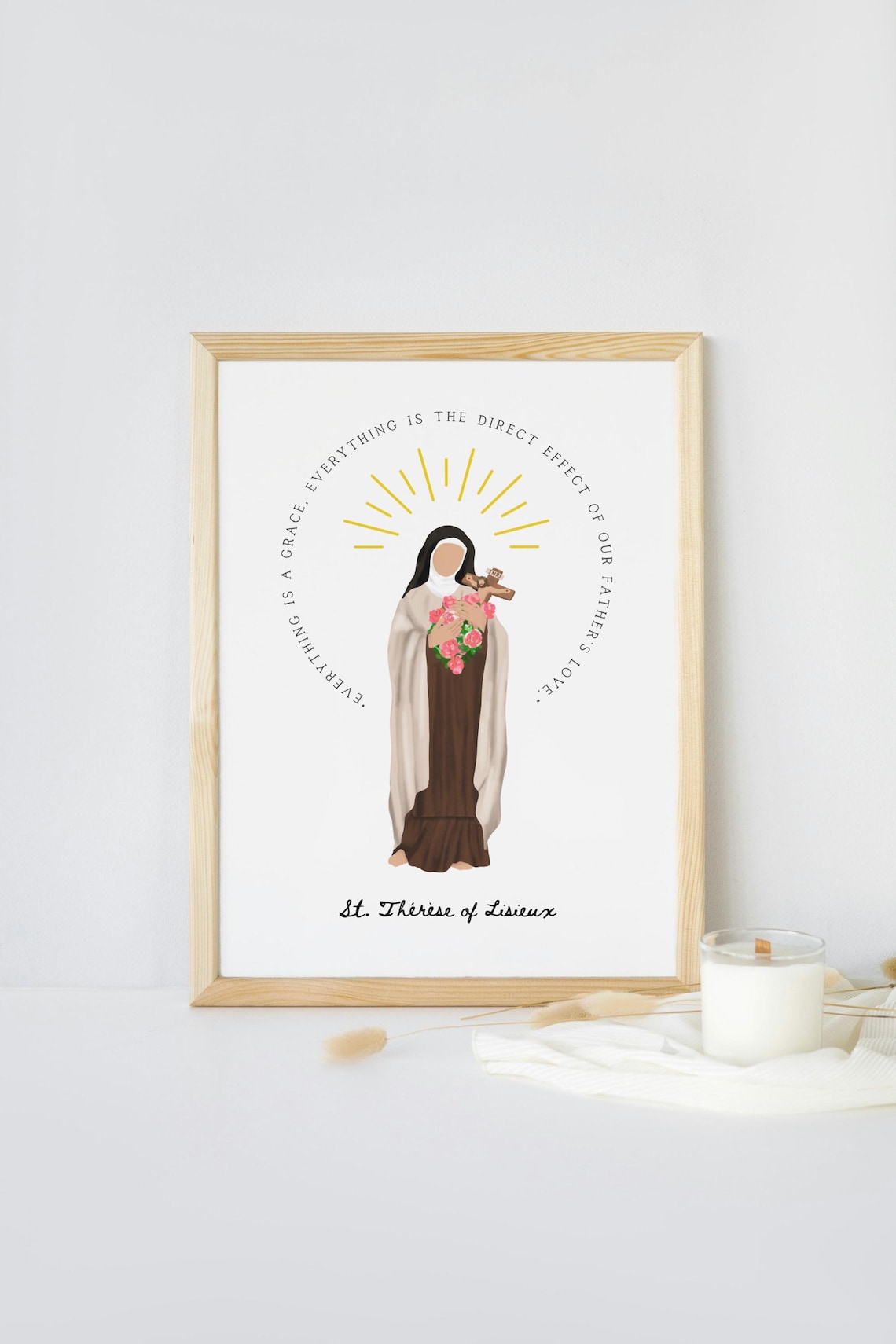 St. Therese of Lisieux Print: Catholic Saint Quote (PDF Download) - Etsy