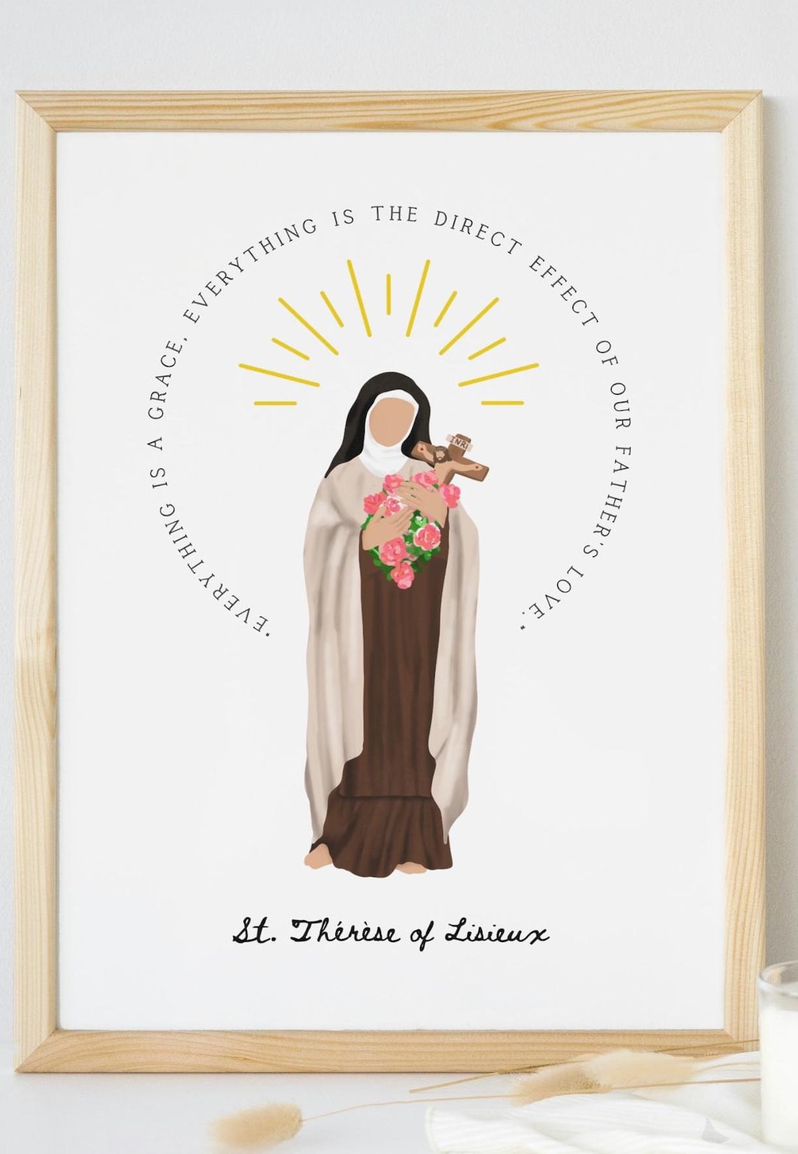 St. Therese of Lisieux Print: Catholic Saint Quote (PDF Download) - Etsy