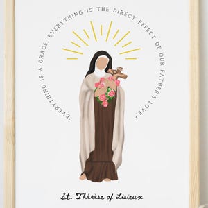 St. Therese of Lisieux Print: Catholic Saint Quote (PDF Download) - Etsy
