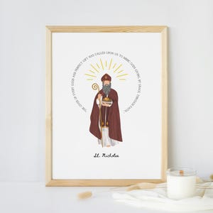 St. Nicholas Printable Quote - Digital Download Catholic Art - Etsy