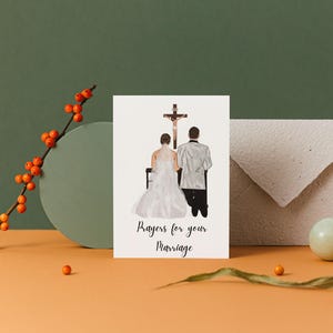 Catholic Wedding Card, Printable Catholic Card, Religious Wedding Card, Catholic Wedding Gifts ...