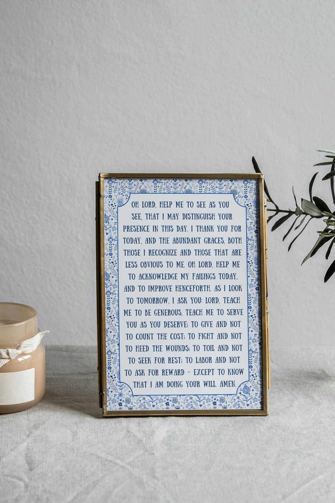 Traditional Catholic Daily Examen Prayer Card: Printable Wall Art ...