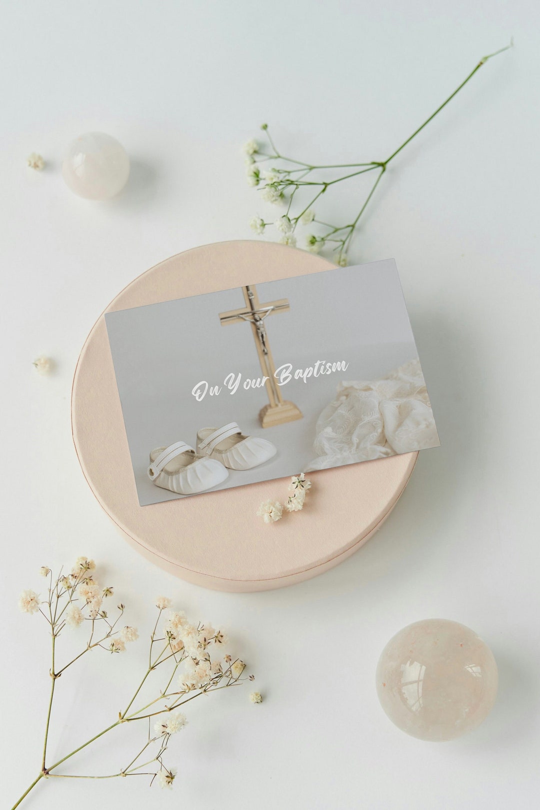 Baptismal Cards Printable Baptism Card for Girls Baptism Cards for ...