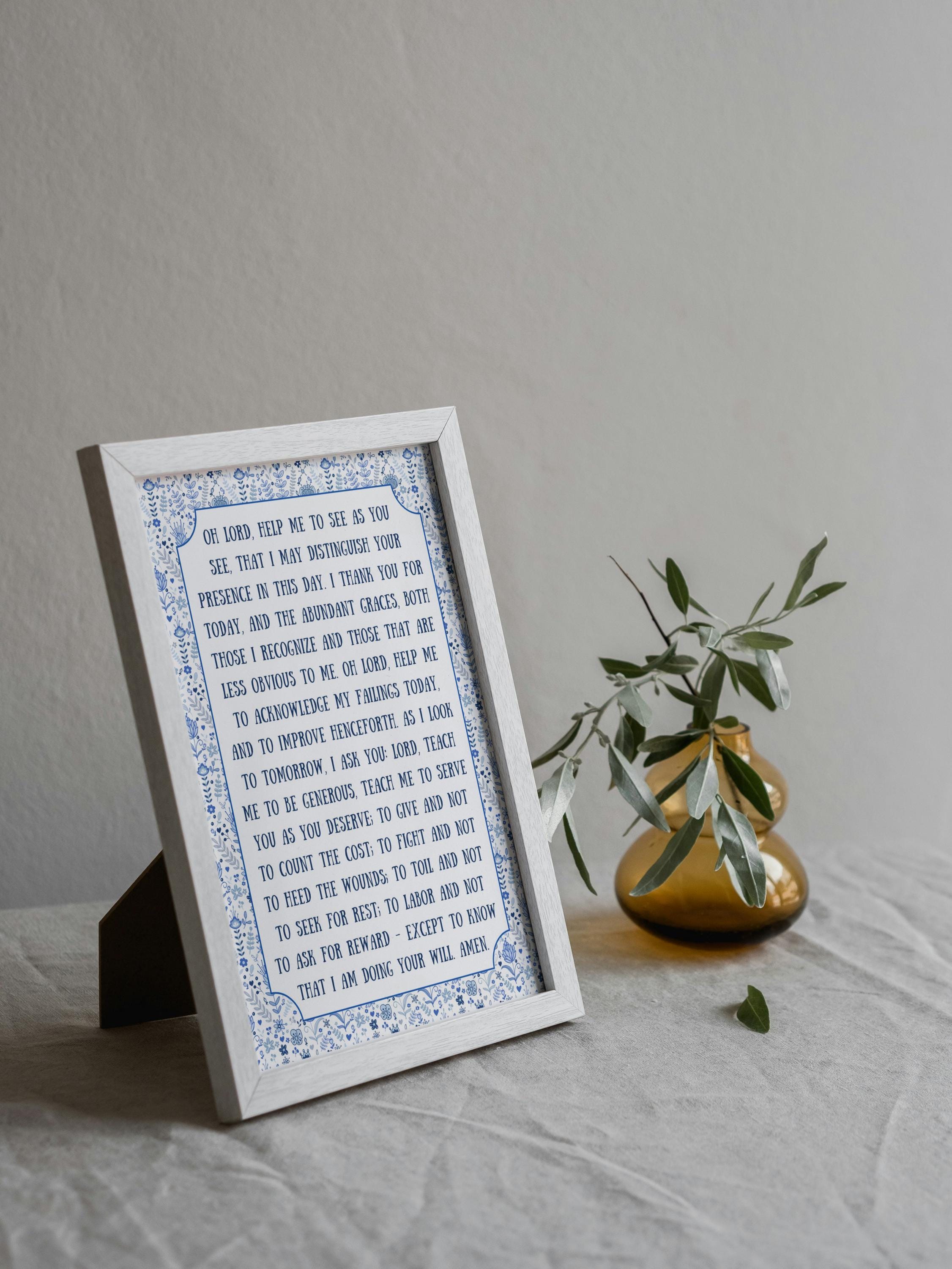 Traditional Catholic Daily Examen Prayer Card: Printable Wall Art ...